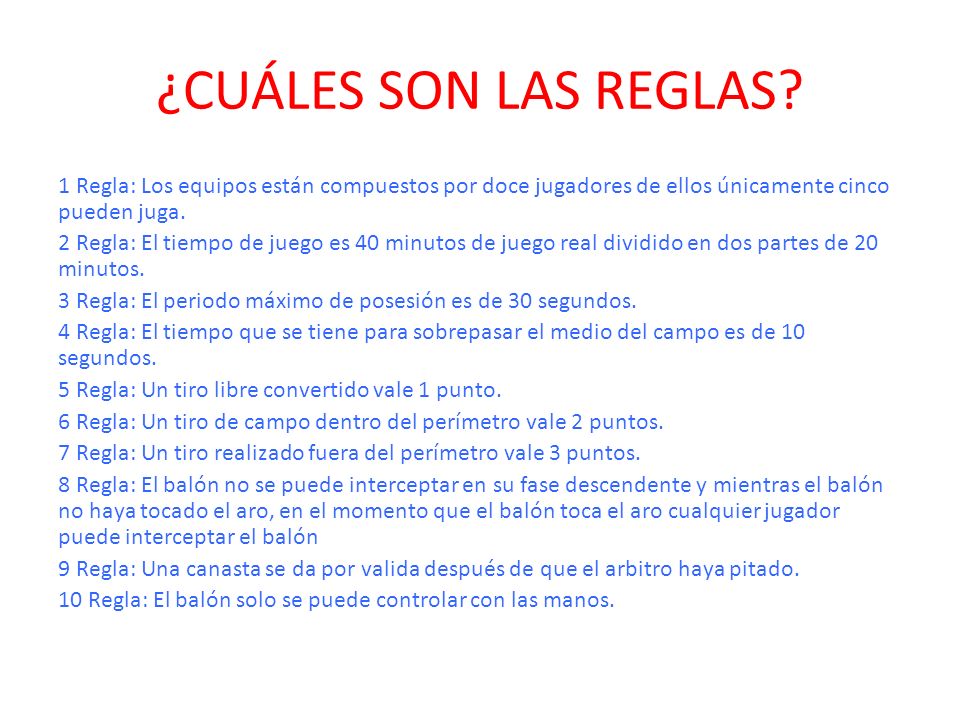 Descubrir 35 Imagen Cuales Son Sus Reglas Del Basquet - vrogue.co Descubrir 35 Imagen Cuales Son Sus Reglas Del Basquet - vrogue.co