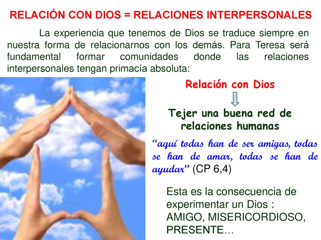 Quien Es El Dios De La Experiencia De Teresa De JesÚs Ppt Descargar
