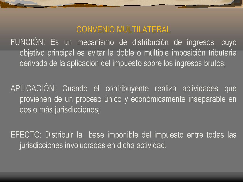 Convenio Multilateral Ppt Descargar