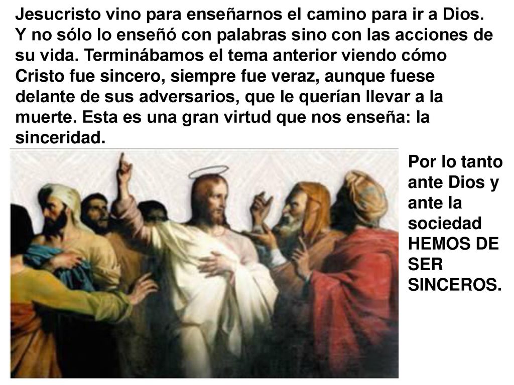 Mandamientos 26 3ª 93 8º Mandamiento 2 Decir La Verdad Ser Sinceros