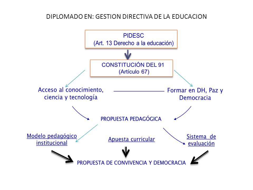 Diplomado En Gestion Directiva De La Educacion Ppt Descargar
