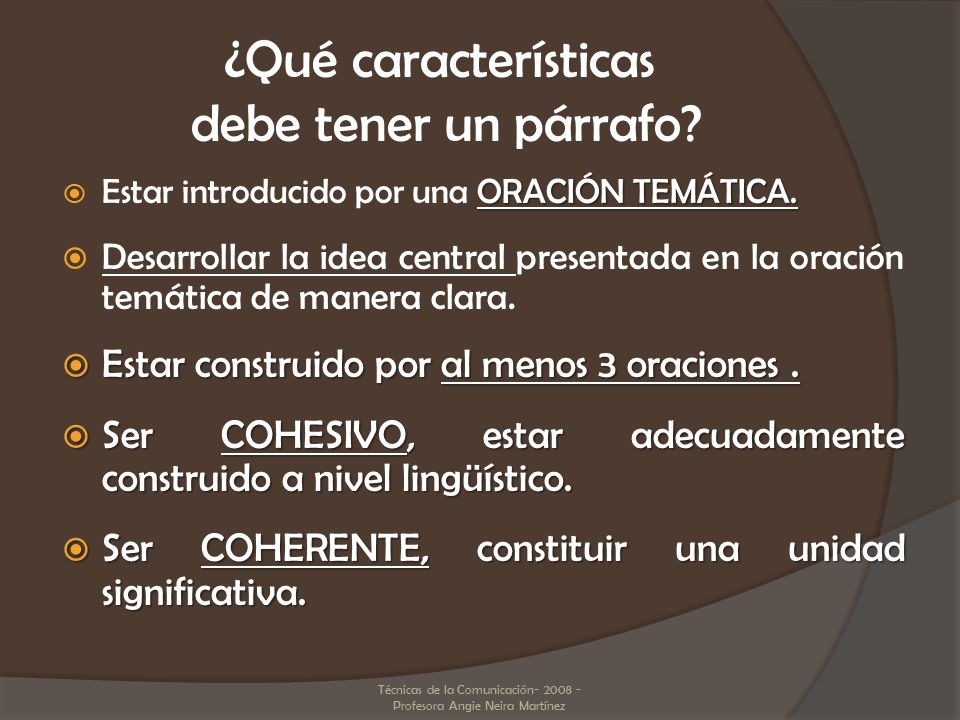 Que Caracteristicas Debe Tener Un Texto - bourque Que Caracteristicas Debe Tener Un Texto - bourque