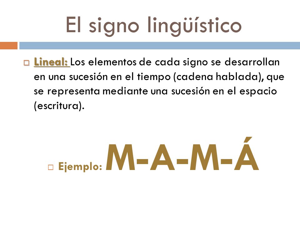 El Signo LingÜÍstico Mind Map