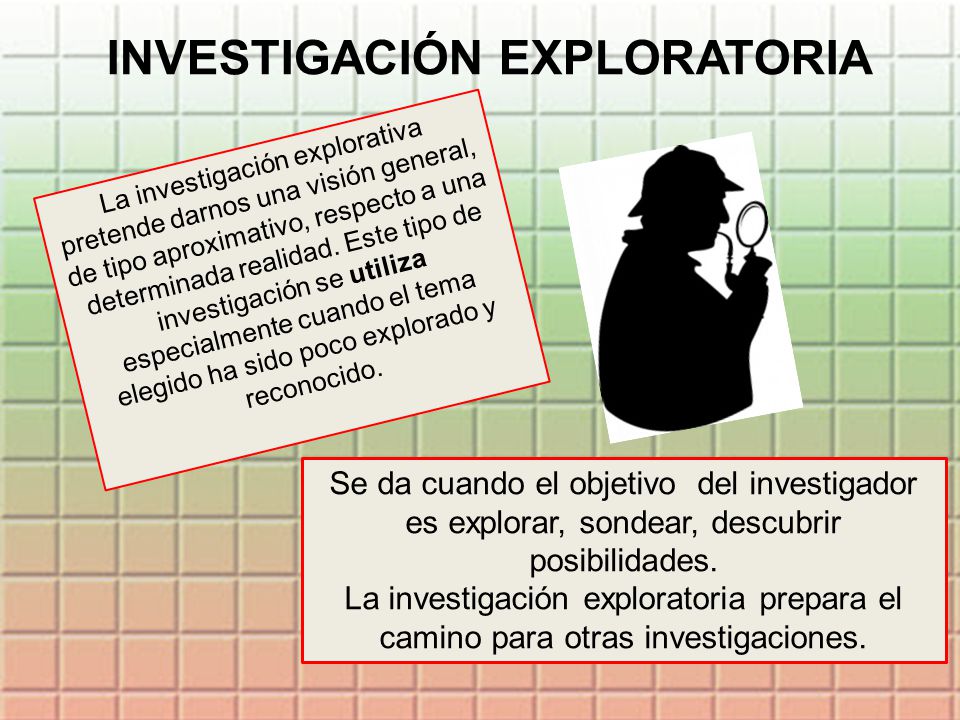Arriba 46 Imagen Modelo De Investigacion Exploratoria Abzlocal Mx