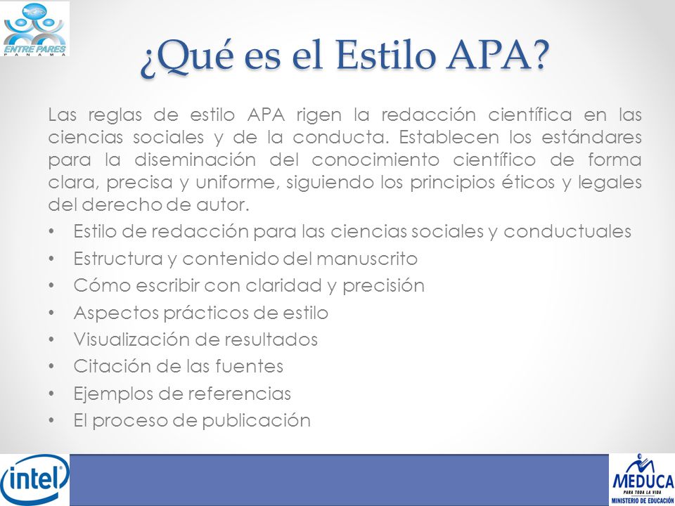 Formato De Redacción En Estilo Apa Ppt Descargar