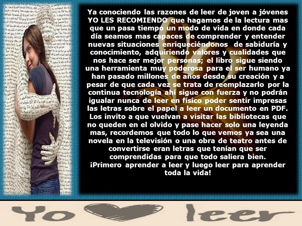 ¿cuÁl Es Mi Aporte Para Promocionar La Lectura En Los JÓvenes Ppt